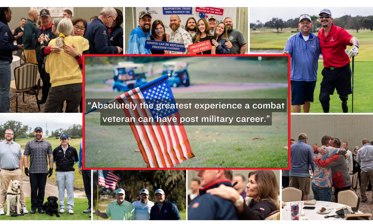 REUNION Outreach Program - Tee It Up for the Troops